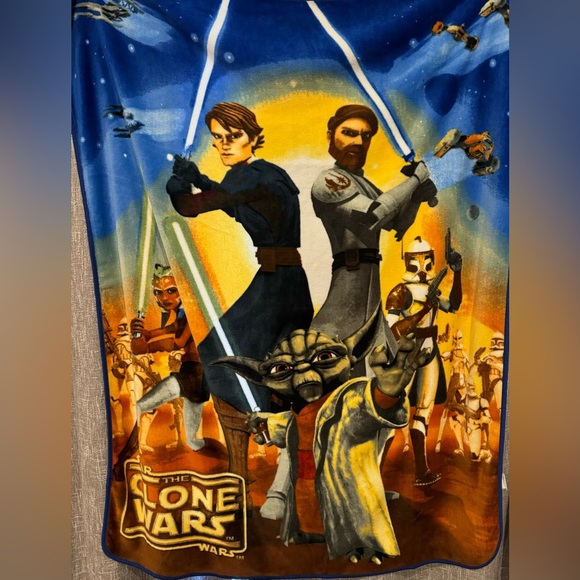 Star Wars | Bedding | Star Wars The Clone Wars Throw Blanket | Poshmark